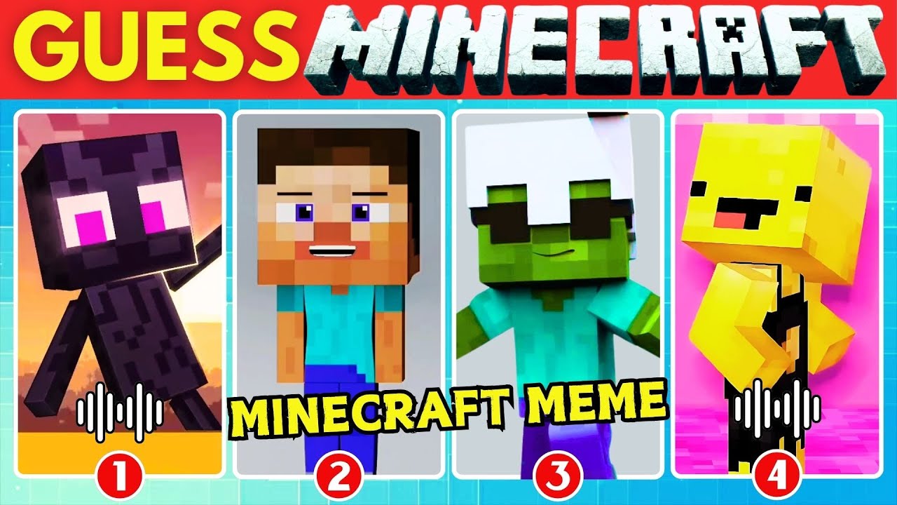 Guess Minecraft Animated Meme & Dance 2~ Ultimate Minecraft Movie Quiz ...