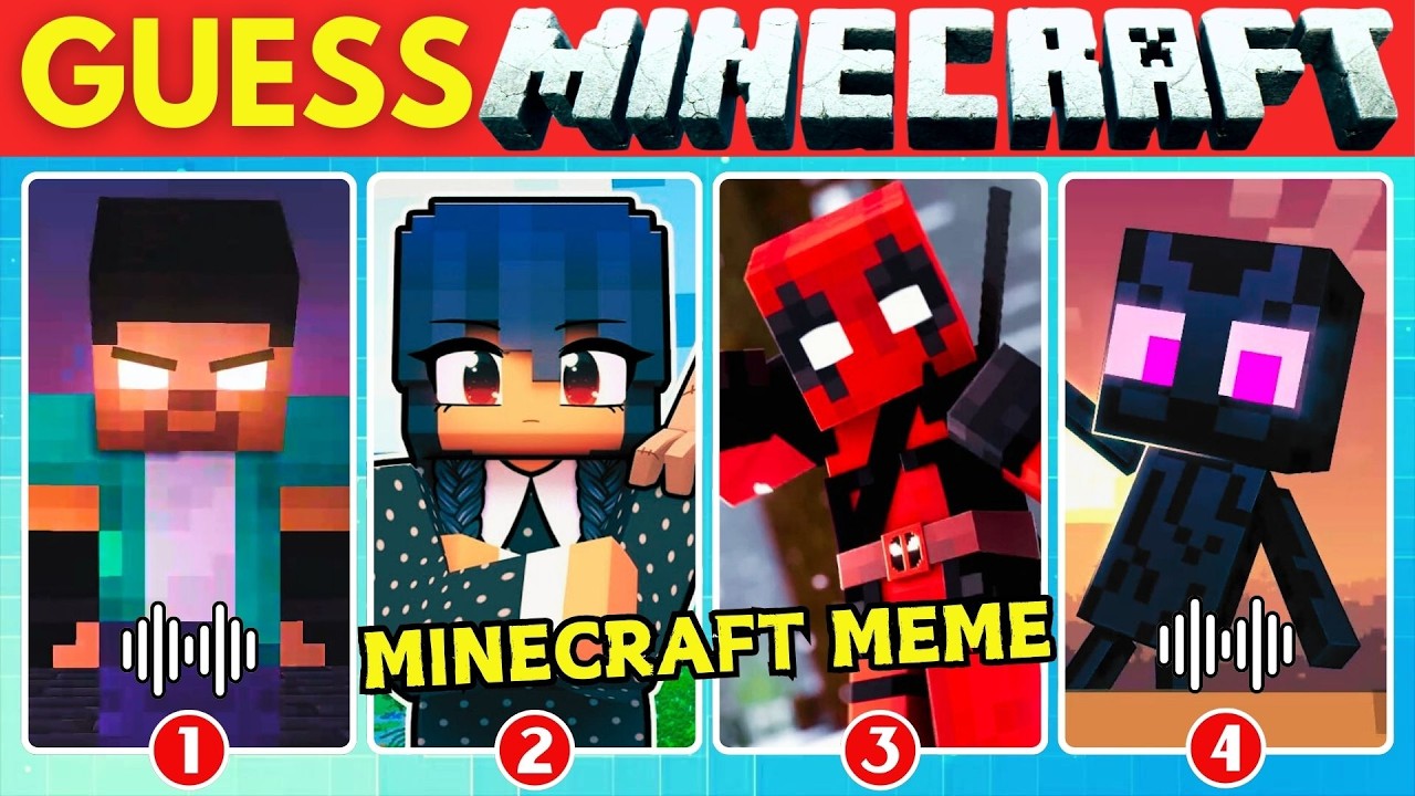 Guess Minecraft Animated Memes And Songs ~ Ultimate Minecraft Movie ...