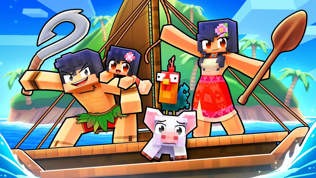 Having an ISLAND FAMILY in Minecraft! - Minecraft videos