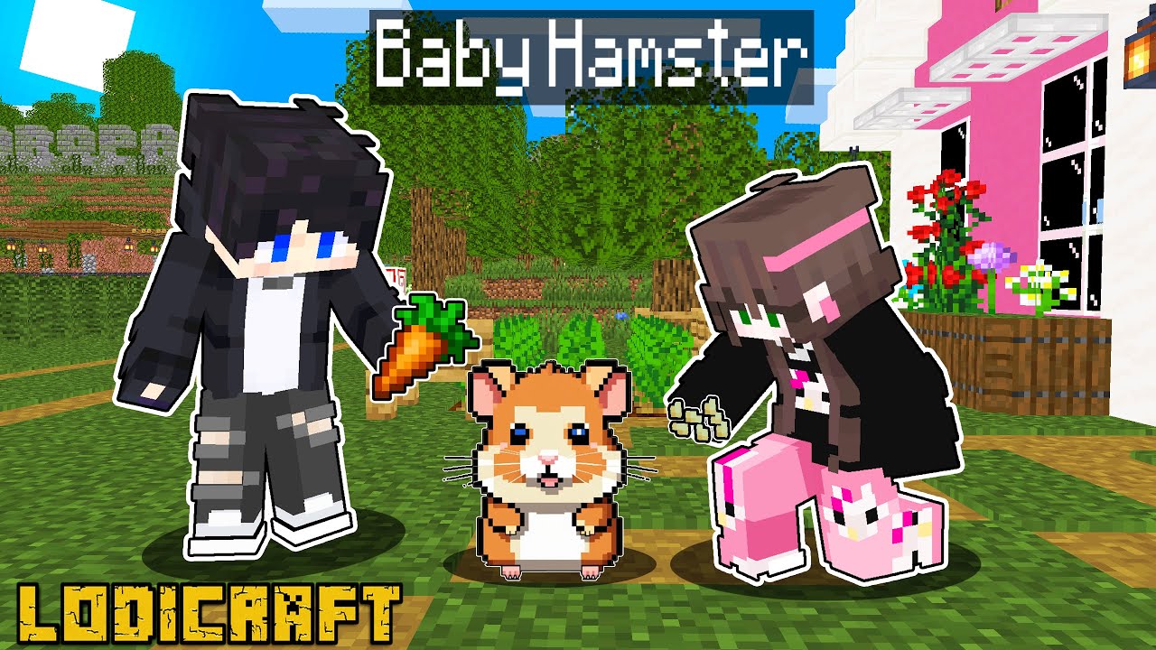 Having the Cutest BABY HAMSTER in Minecraft ( Tagalog ) - Minecraft videos
