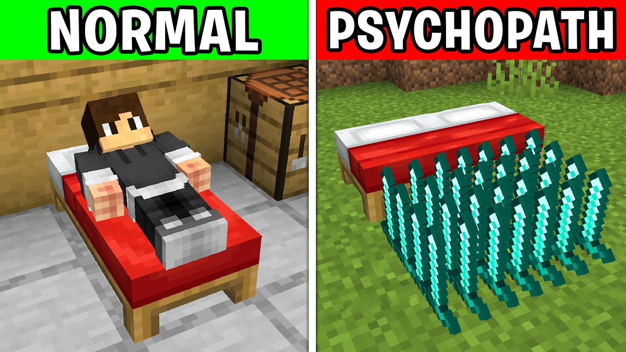How Minecraft is Played by DIFFERENT PLAYERS! - Minecraft videos