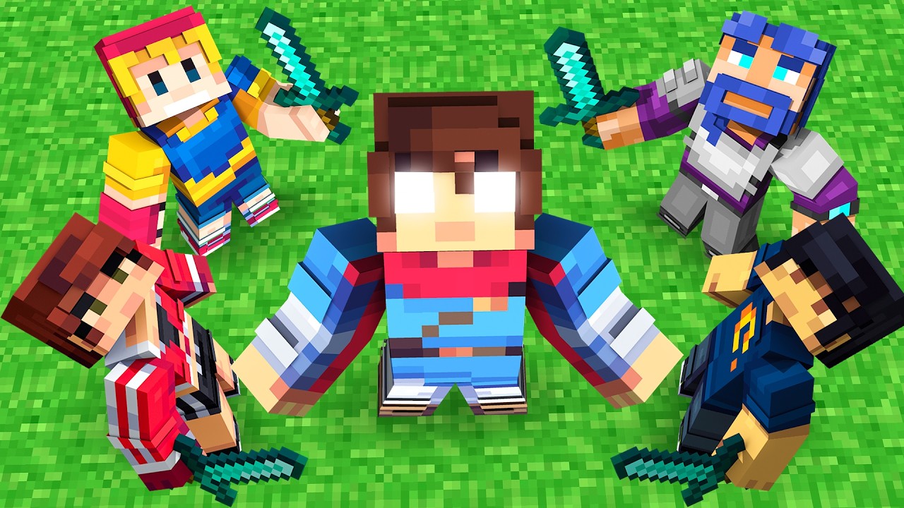 Hunters Vs SCARY MYTH Speedrunner in Minecraft - Minecraft videos