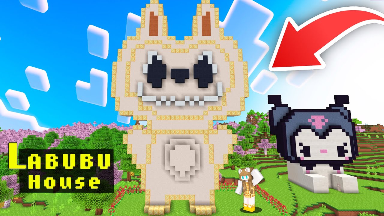 I Build LABUBU HOUSE as Baby Yasi in Minecraft - Minecraft videos