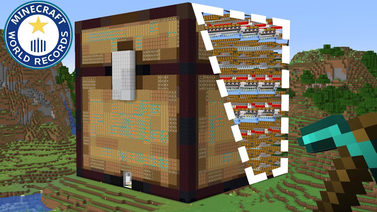 I Built The Worlds Biggest Minecraft Chest - Minecraft videos