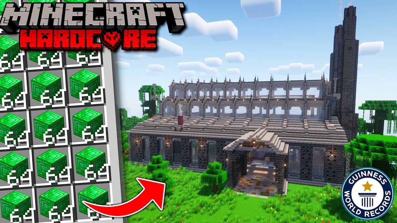 I Built World's BIGGEST AUTOMATIC ANIMATED FARM in Minecraft Hardcore ...