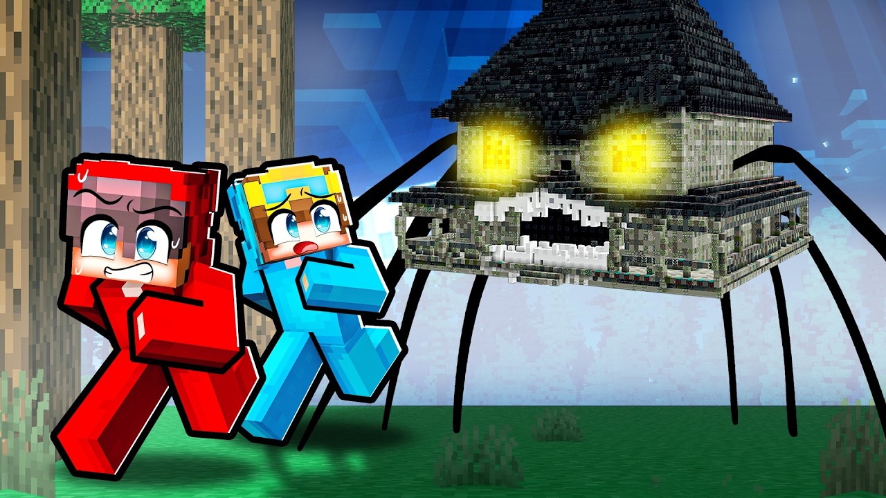 I Built a MONSTER HOUSE in Minecraft - Minecraft videos