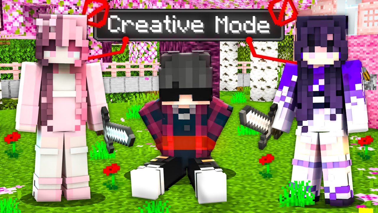 I Gave 'CREATIVE MODE' to My GIRLFRIEND for 24 Hours In Minecraft ...