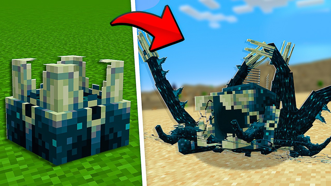 I Remade Blocks into Mobs in Minecraft - Minecraft videos