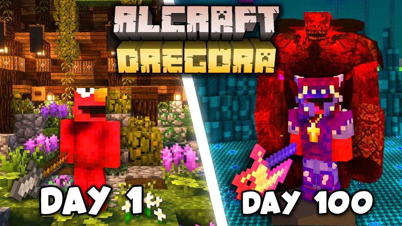 I Survived 100 Days in RLCraft Dregora in Hardcore Minecraft ...