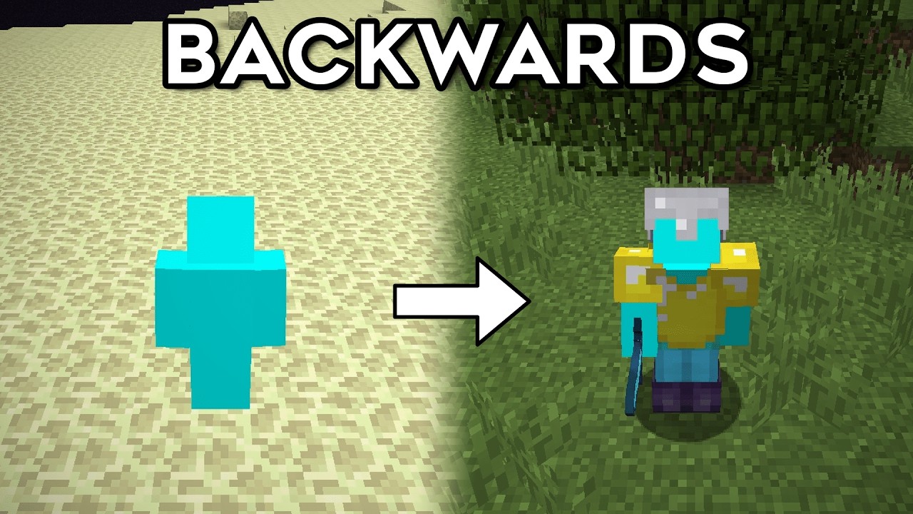 Is It Possible To Beat Minecraft Backwards? - Minecraft videos