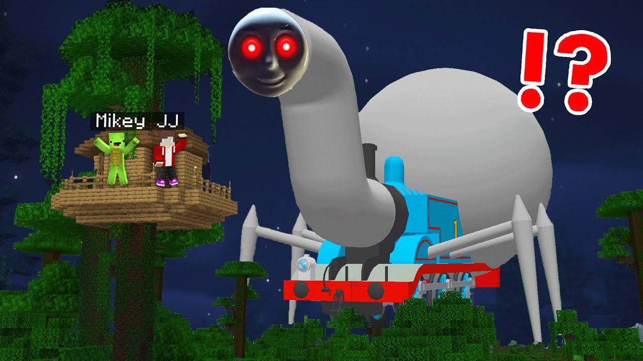 MAIZEN : JJ and Mikey Found Biggest Longest Thomas Story - Minecraft Animation JJ & Mikey ...