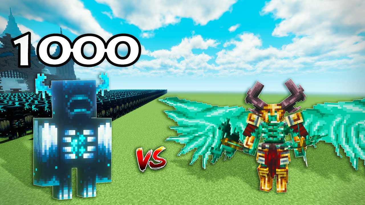 Maledictus Vs 1000 Wardens |Minecraft| - Minecraft videos