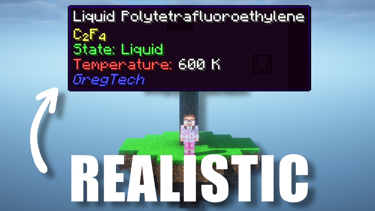 Mastering Chemistry in Minecraft's Most Realistic Skyblock - Minecraft ...