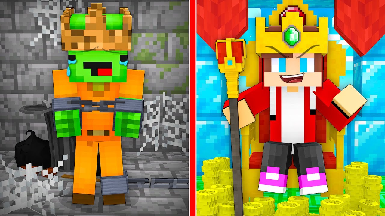 Mikey POOR vs JJ RICH King Survival Battle in Minecraft ! - Maizen - Minecraft videos