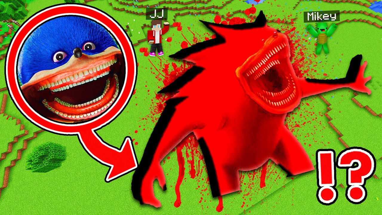 Mikey and JJ Found Biggest Shin Sonic Bodyprints and Footprints in ...