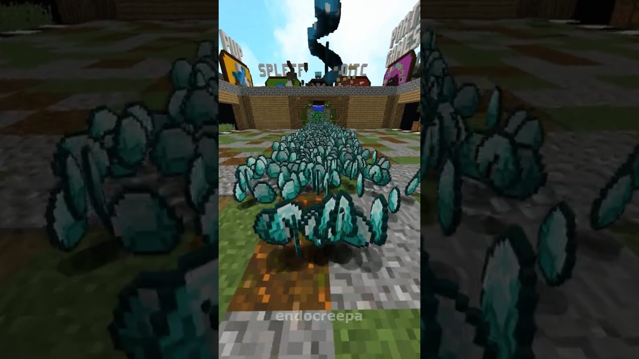 Minecraft ASMR: Minigames #shorts - Minecraft videos