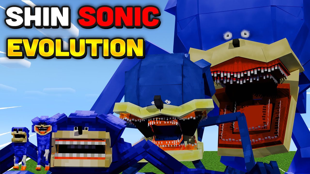 Minecraft But I Evolve Shin Sonic FINAL FORM - Minecraft videos