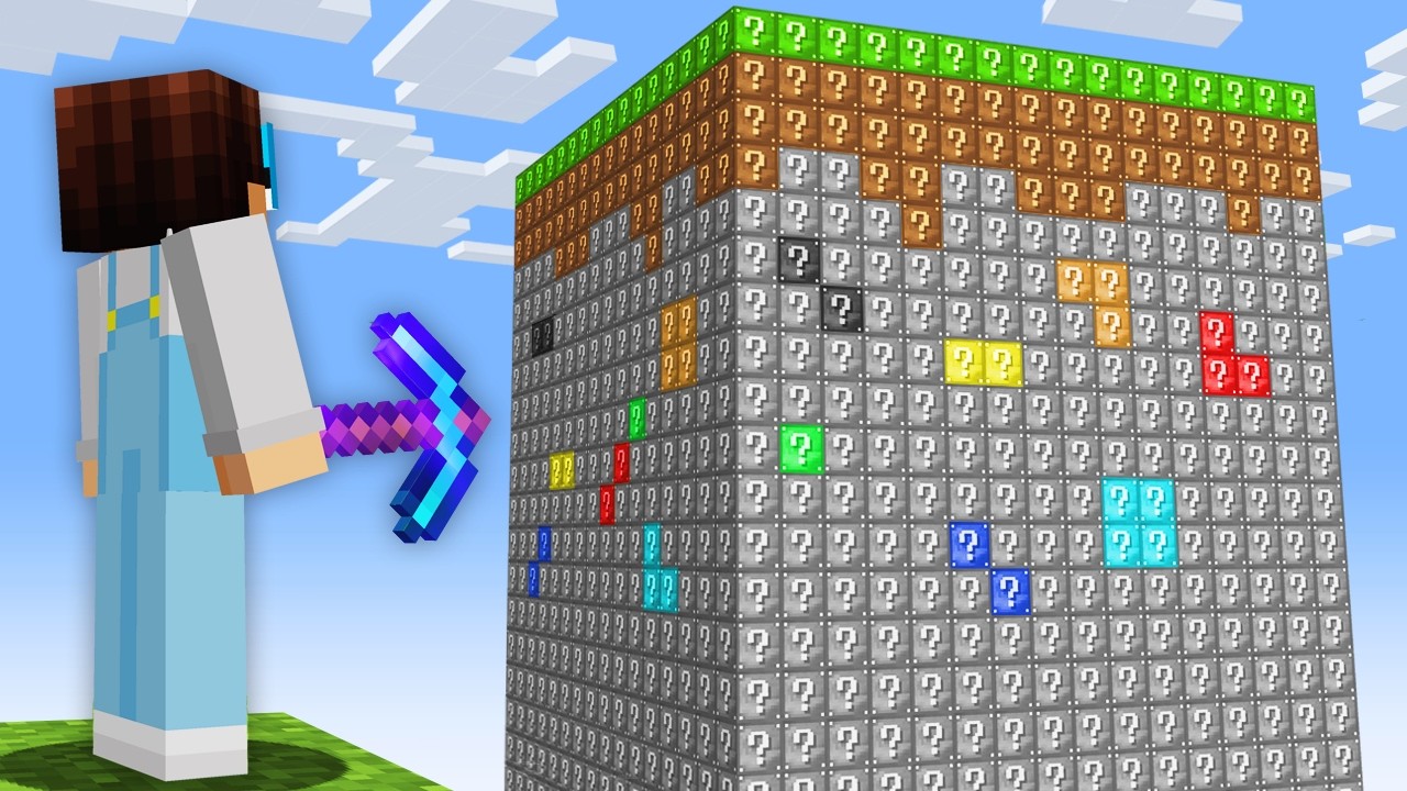 Minecraft, But It's One LUCKY CHUNK! - Minecraft videos