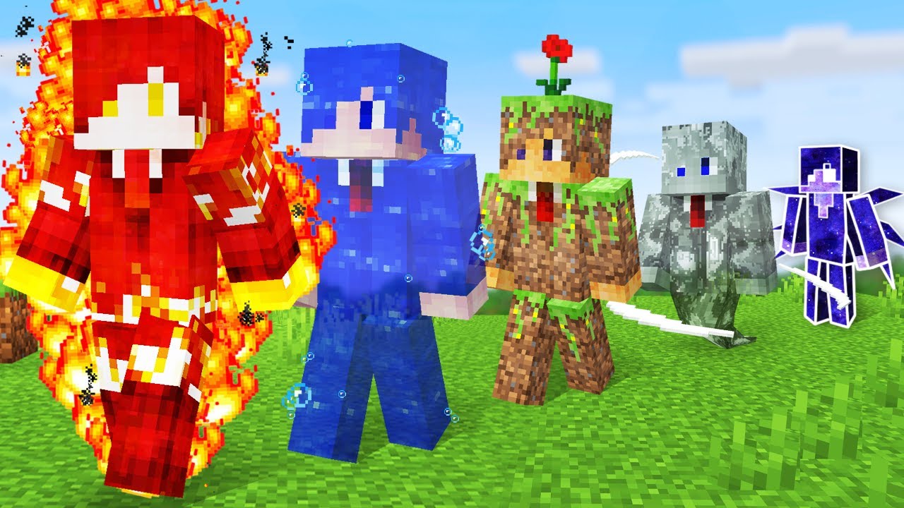 Minecraft but I Master Every Element! - Minecraft videos