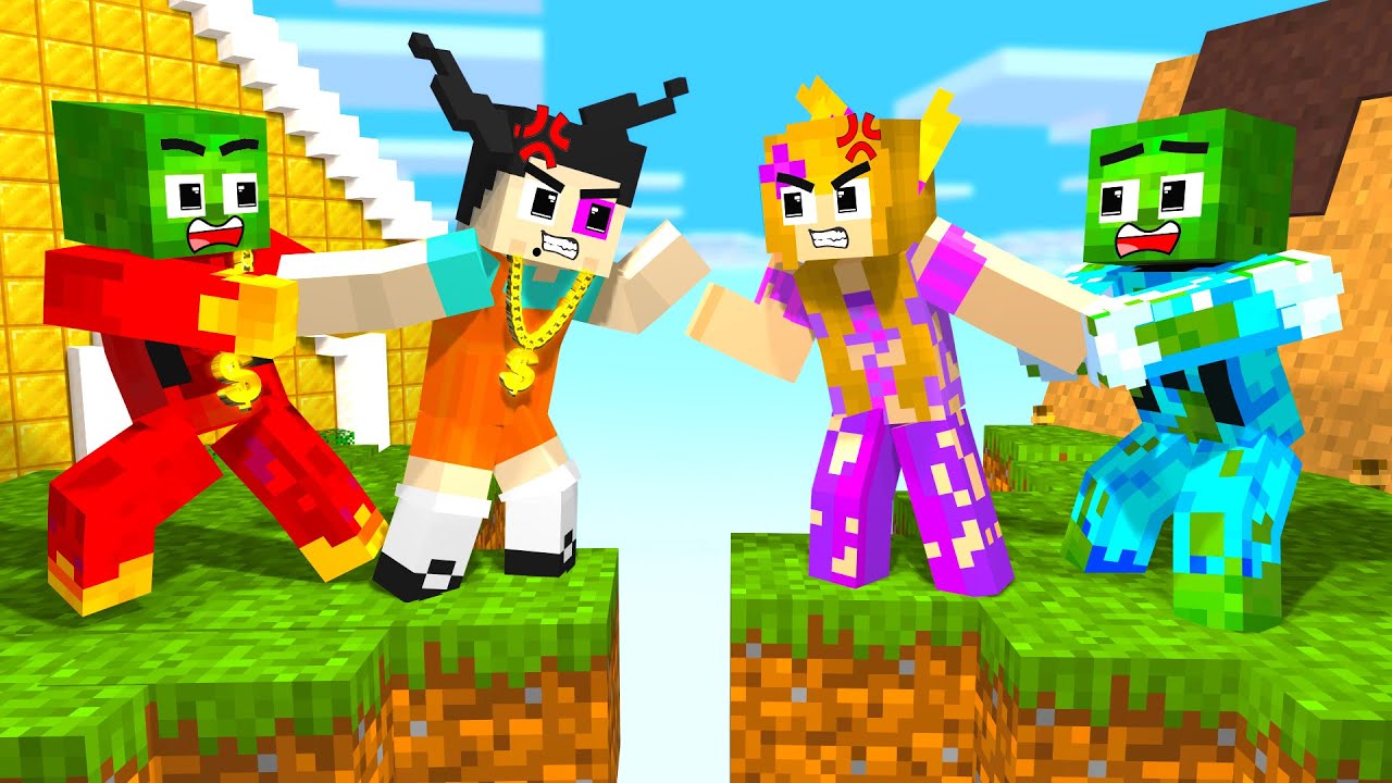 Monster School : Zombie x Squid Game RICH vs POOR BATTLE - Minecraft ...