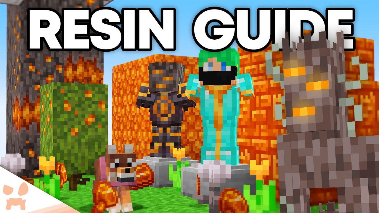 NEW ULTIMATE MINECRAFT RESIN GUIDE - Secret Uses, Armor, Best Farms ...
