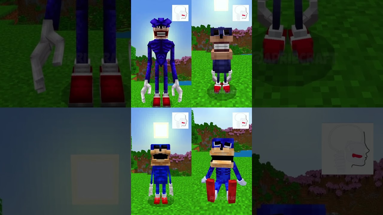 SHIN SONIC TAPES in MINECRAFT #minecraft #sonic - Minecraft videos