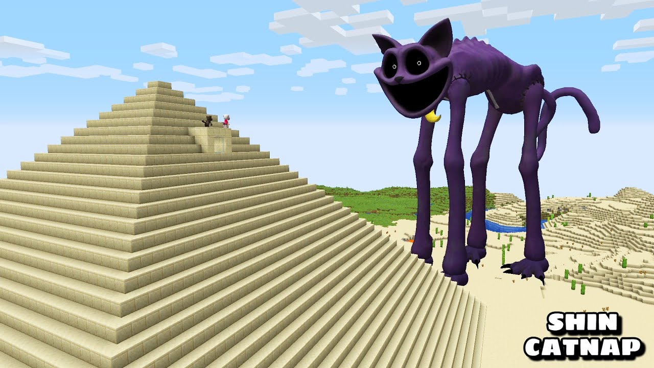 SURVIVING FROM SHIN CATNAP in Minecraft Part 2 - Gameplay - Coffin Meme ...