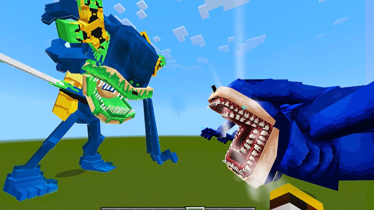Shin Sonic vs Nuclear Sonic! in Minecraft! - Minecraft videos