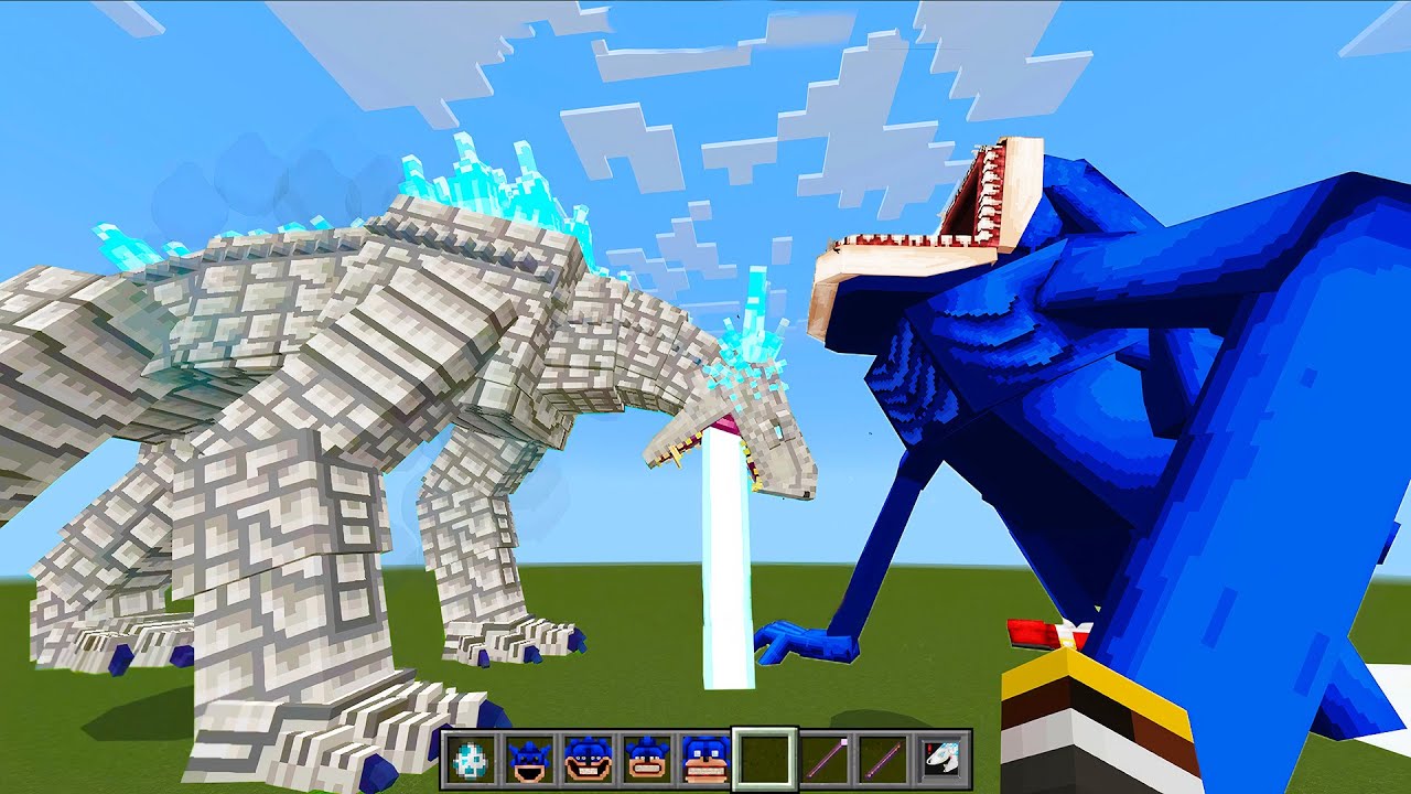 Shin Sonic vs Titan Shimo! in Minecraft! - Minecraft videos