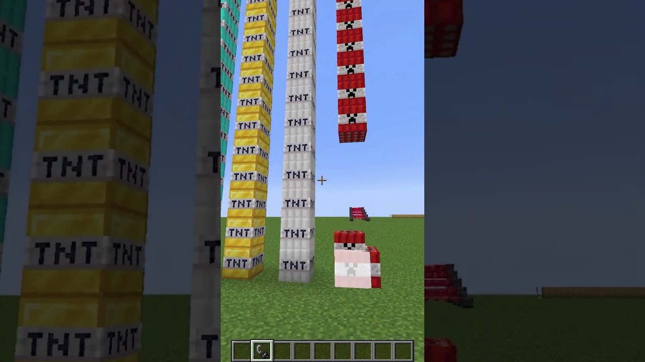 Testing New TNT Towers in Minecraft #shorts #meme #memes - Minecraft videos