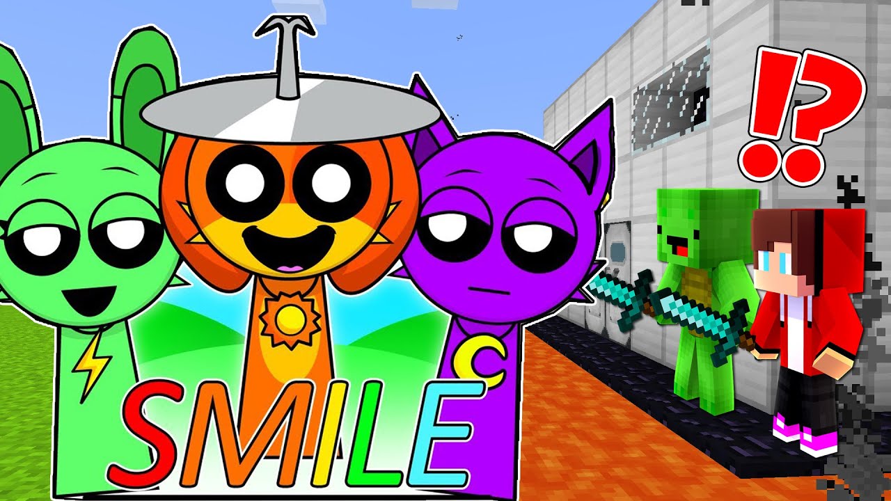 The Most Secure House vs SPRUNKI - Minecraft gameplay by Mikey and JJ (Maizen Parody ...