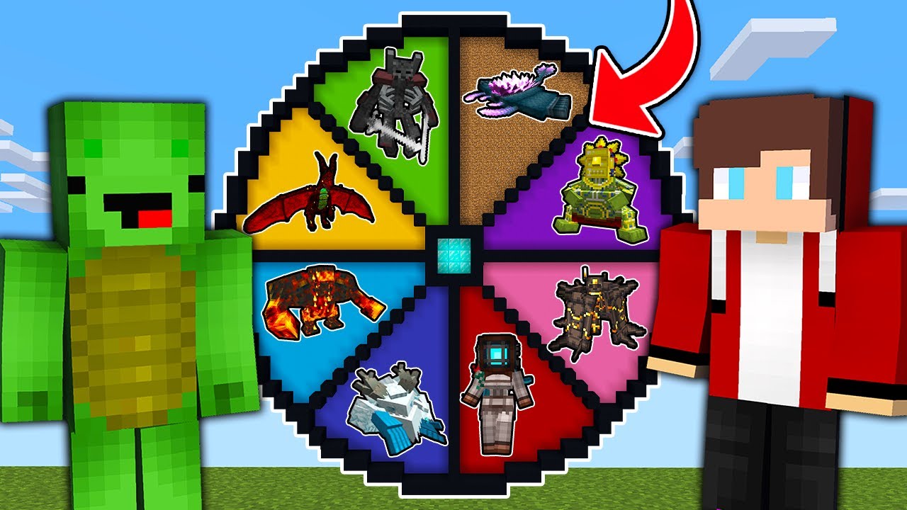 The Roulette of OP Mobs in Minecraft! - Minecraft videos