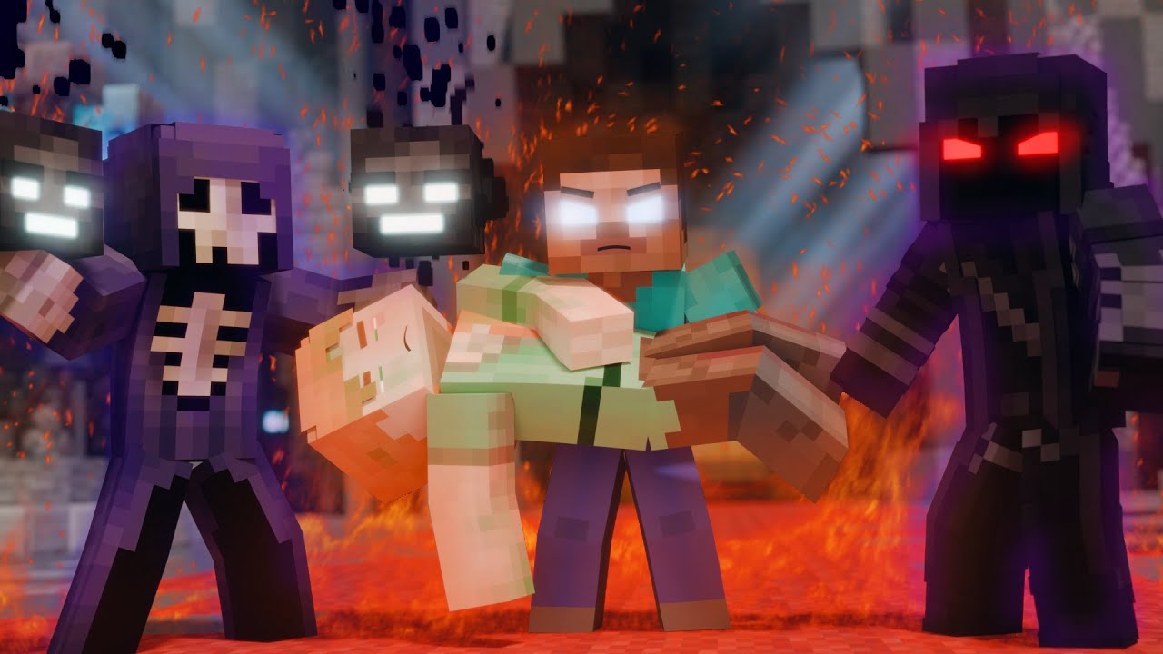 The Ultimate "HEROBRINE LIFE" Part 1 - Minecraft Animation - Minecraft ...