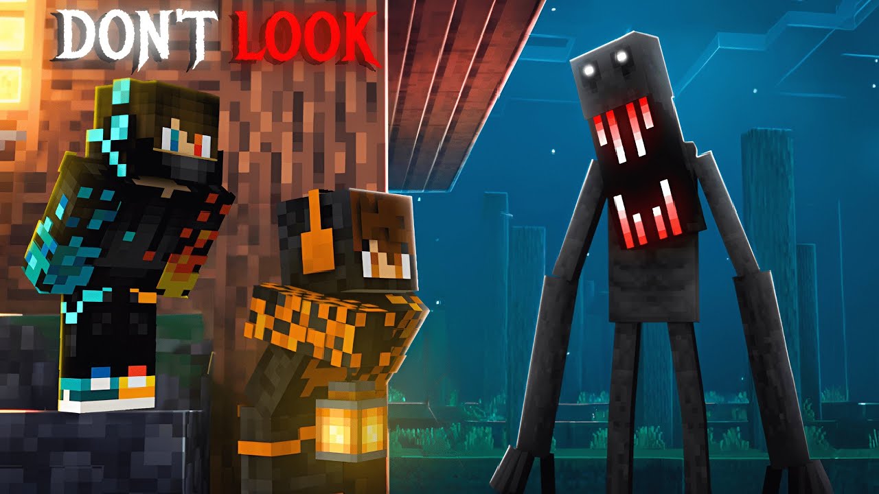 We Survived Most TERRIFYING CREATURE In Minecraft ft. @MineFlux - Minecraft videos