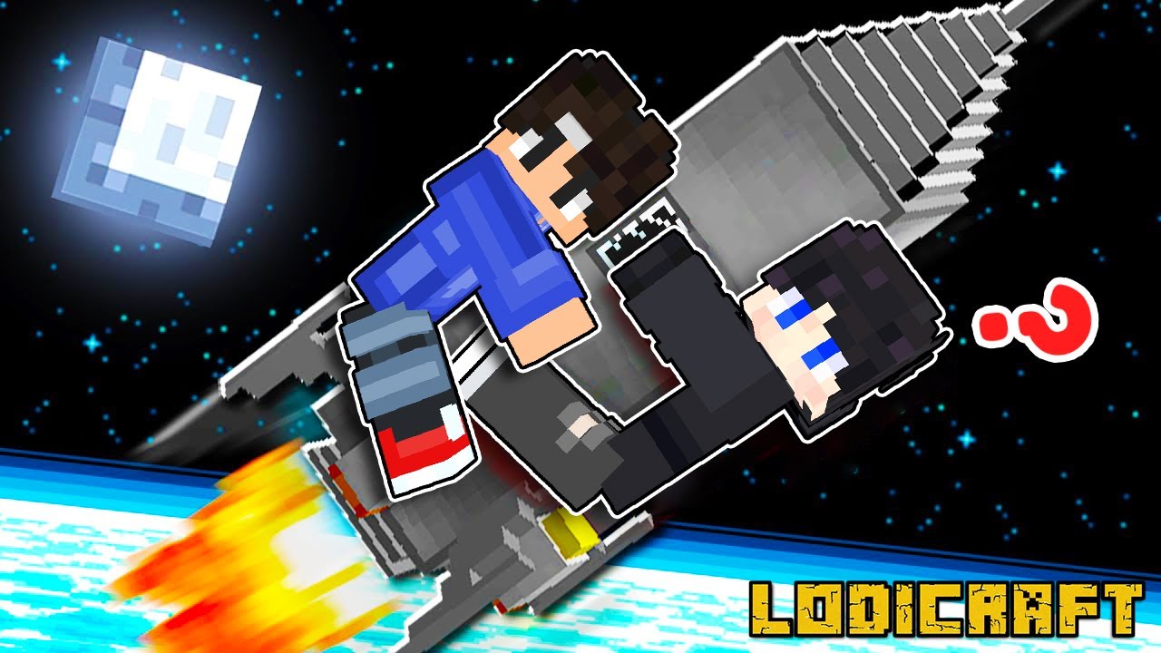 We Went to the MOON in Minecraft ( Tagalog ) - Minecraft videos