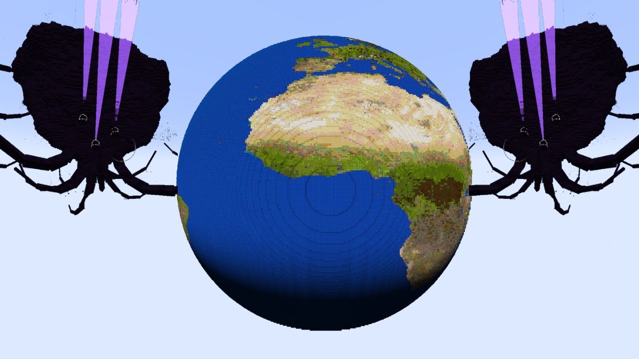 Wither Storm vs Minecraft REAL WORLD - Minecraft videos