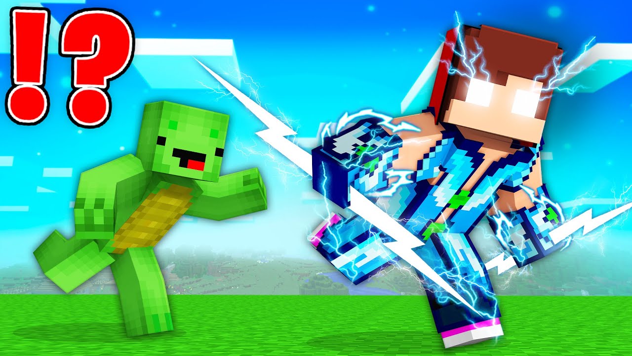 ZEUS Armor Speedrunner vs Hunter in Minecraft - Maizen JJ and Mikey - Minecraft videos