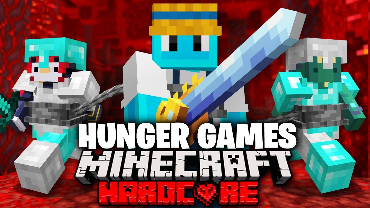 100 Players Simulate a CHAINED TOGETHER Hunger Games in Minecraft ...