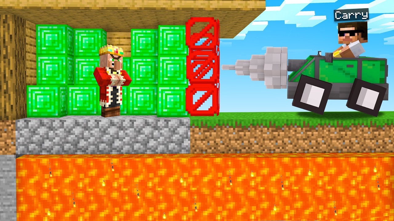 14 Ways to Destroy Rich Villager Base in Minecraft... - Minecraft videos