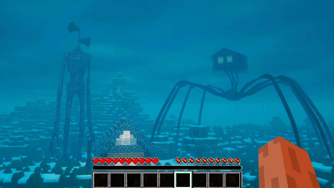 BEST SURVIVAL WITH HOUSE HEAD AND SIREN HEAD IN MINECRAFT - Minecraft ...