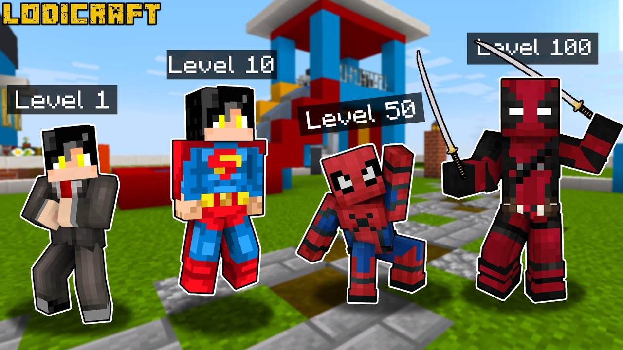 Best of LEVELING UP as SUPERHEROES in MINECRAFT | Minecraft Tagalog ...