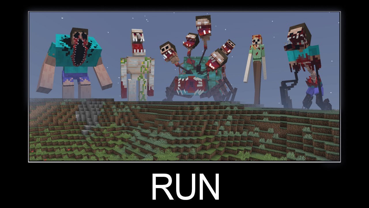 Big Compilation Scary Moments part 4 - Wait What meme in minecraft ...