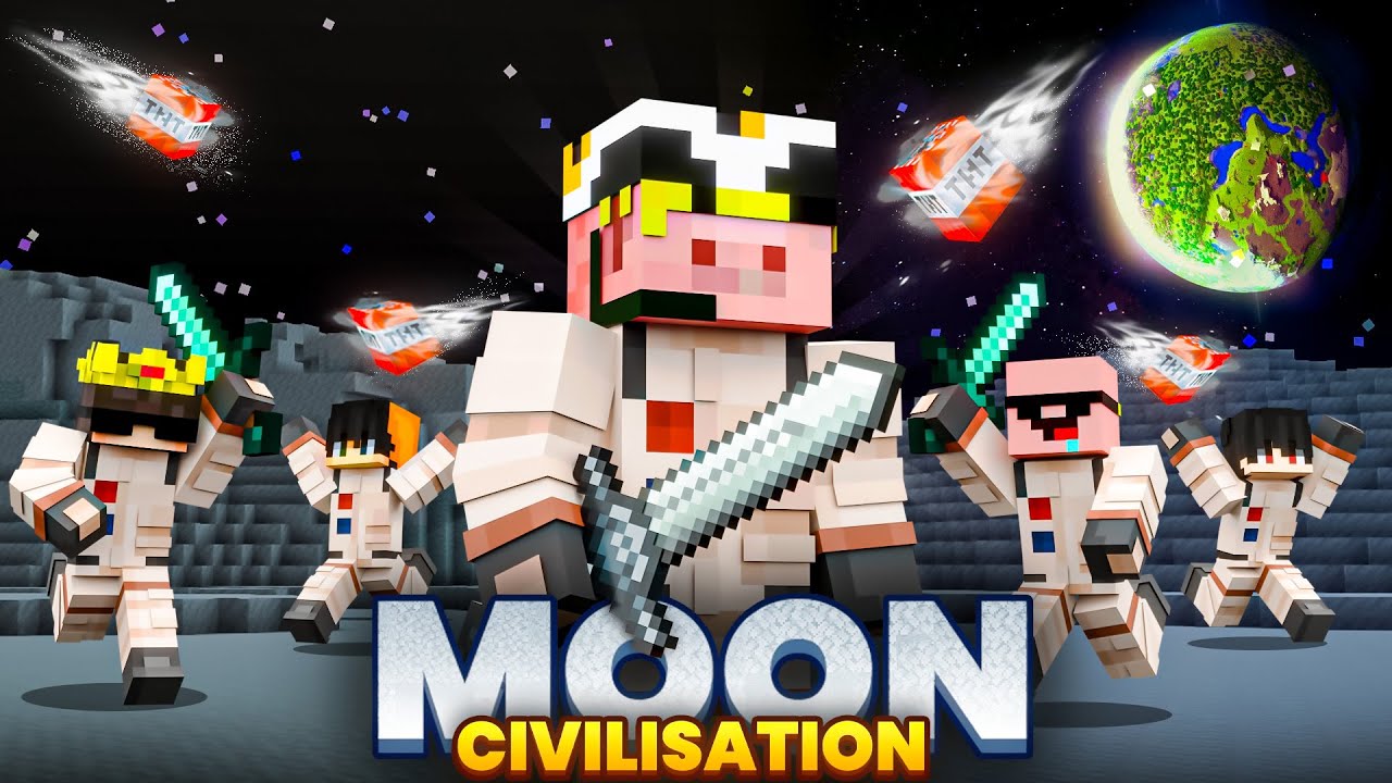 Can I Destroy Moon Civilization .? - Minecraft videos