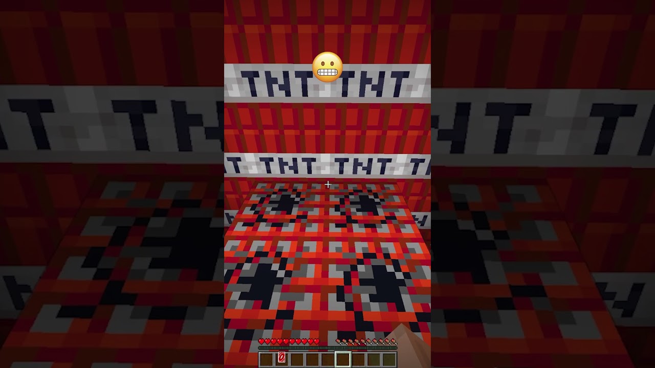 Dangerous Block Inside vs 1000 TNT Emoji Reaction #meme #shorts # ...