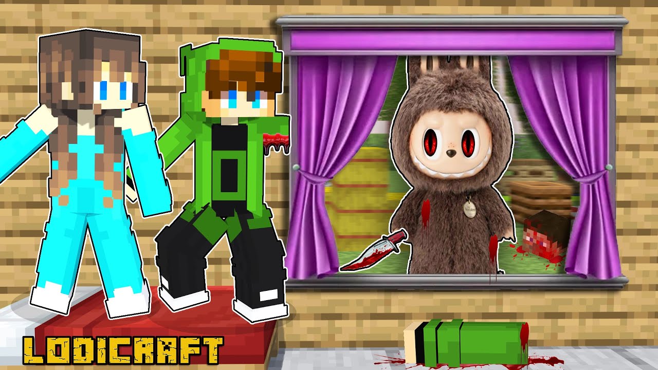 EVIL LABUBU.exe Haunt Olip and Micole in Minecraft! - Minecraft videos