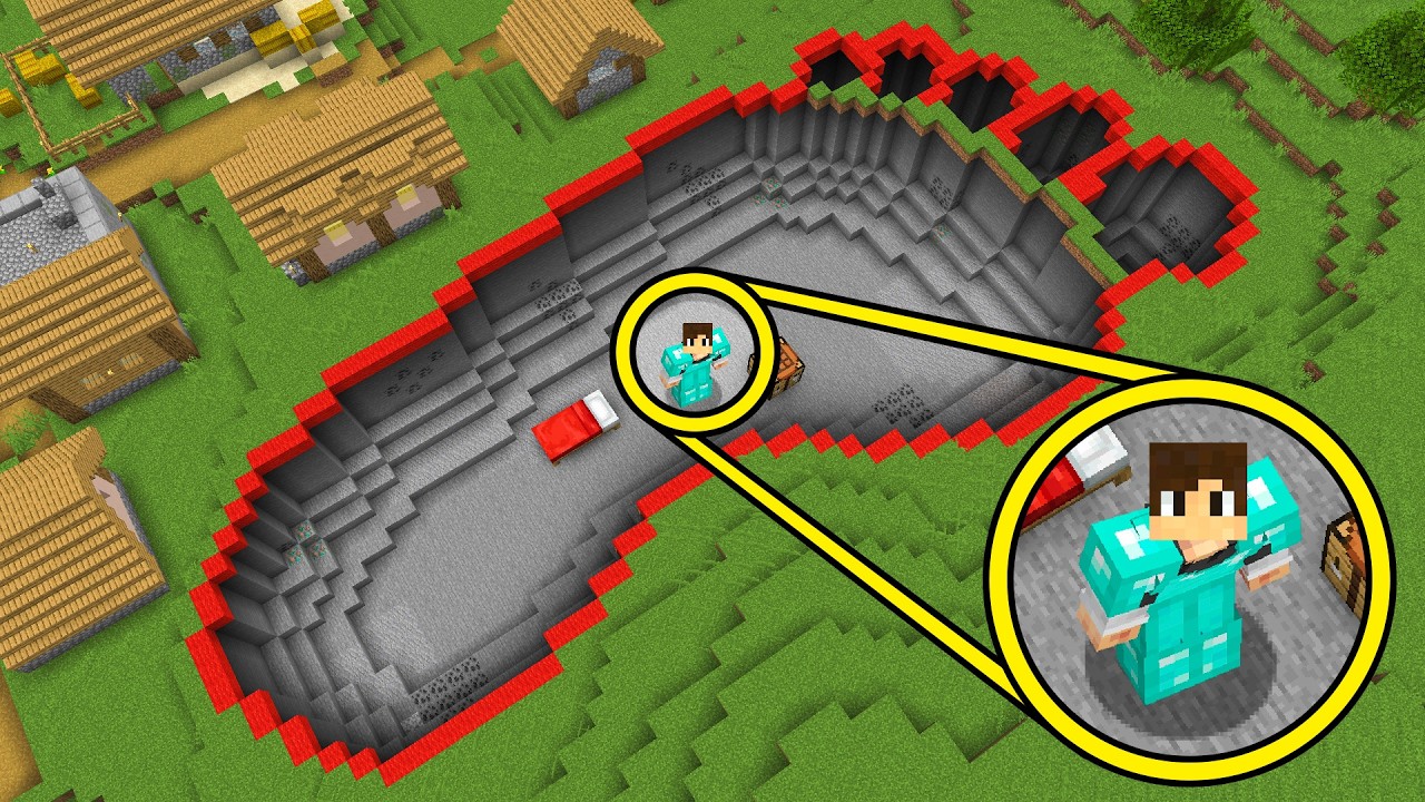 Escape the FOOTPRINT or DIE in Minecraft - Minecraft videos