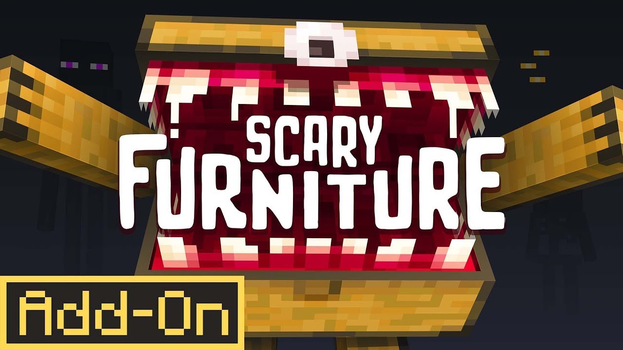 FREE SCARY FURNITURE ADDON for Minecraft Bedrock Edition - Minecraft videos