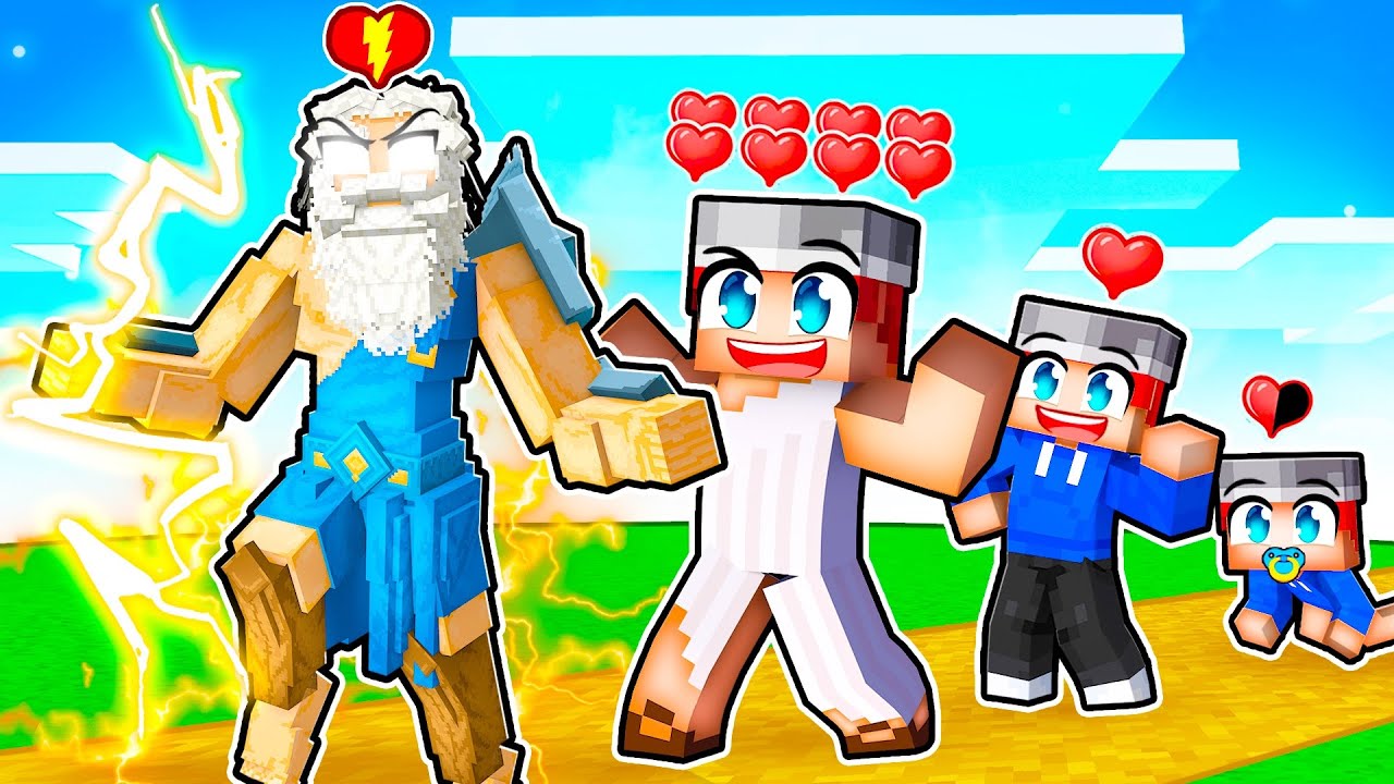 Gara’s Birth to ZEUS in Minecraft! - Minecraft videos