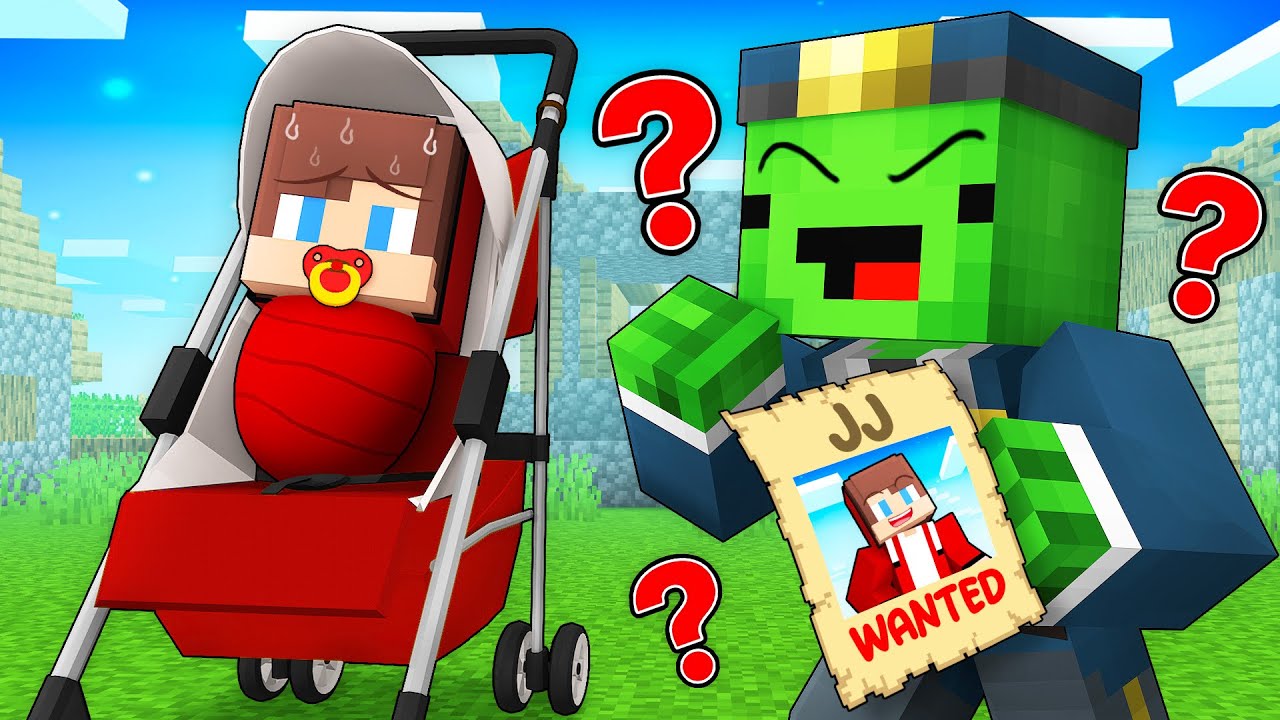 How Can Jj Escape Wanted In Minecraft Maizen Minecraft Videos