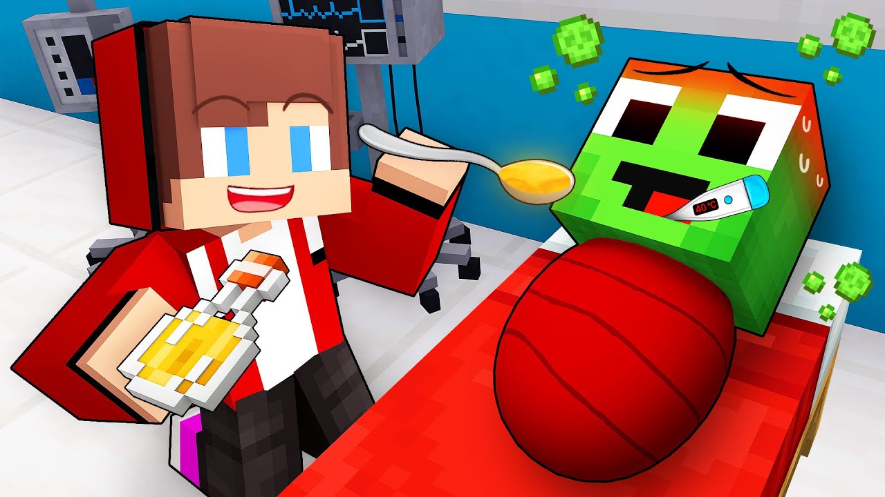 How JJ CURE Baby Mikey in Minecraft (Maizen) - Minecraft videos